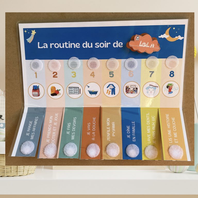 Ma routine du soir pour enfants - Mes courses en vrac